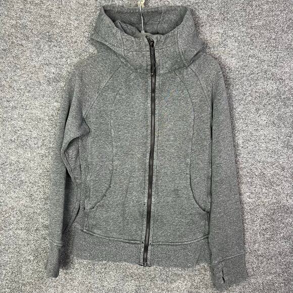 lululemon athletica | Jackets & Coats | Lululemon Gray Scuba Jacket ...